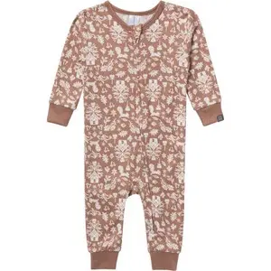 MODERN MOMENTS™ BY GERBER Snug Fitting Footless Pajamas - Nature House