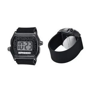 BREED Austin Lcd Digital Ring Watch - Black
