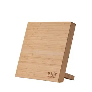 GLOBAL Magnetic Easel Knife Block - Bamboo