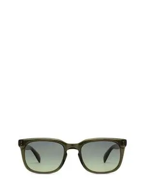 MOSCOT Rectangular Sunglasses - Dark Green (forest Wood)