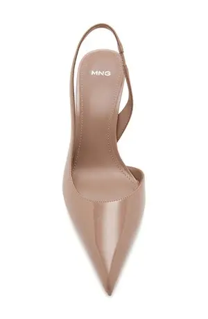 Mango Star Slingback Pointed Toe D'orsay Pumps