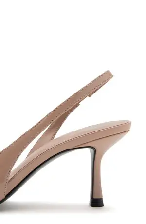 Mango Star Slingback Pointed Toe D'orsay Pumps
