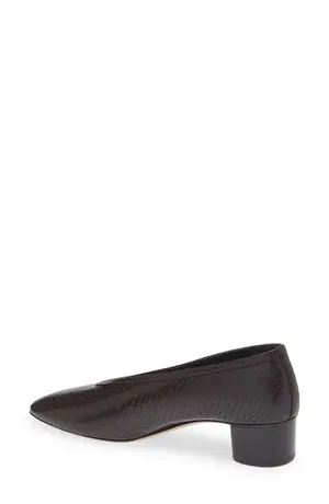 Le Monde Beryl Luna Snakeskin Embossed Pumps - Printed Python
