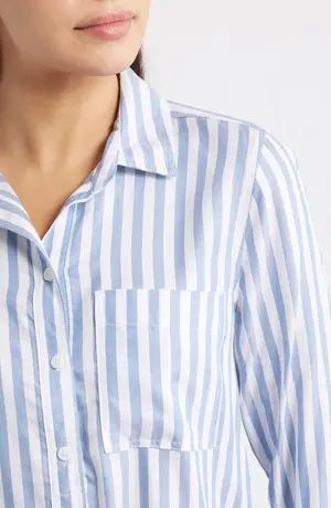 BEACHLUNCHLOUNGE Haley Popover Shirt - Slate Blue