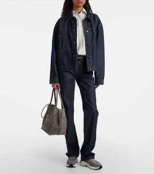 TOD'S Shearling-lined Leather Slip-on Loafers - Grey
