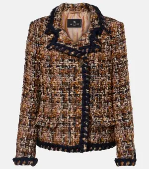 Etro Paisley Tweed Blazer