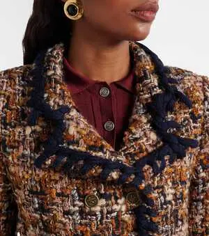 Etro Paisley Tweed Blazer