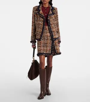 Etro Paisley Tweed Blazer