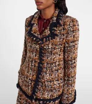 Etro Paisley Tweed Blazer