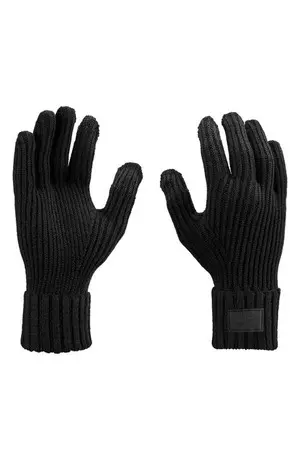 Nike City Rib Knit Gloves - Black/black