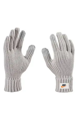 Nike City Rib Knit Gloves - College Grey-sail