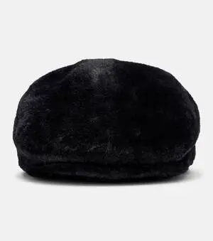 Ruslan Baginskiy Logo Flat Cap - Black