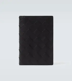 Bottega Veneta Intrecciato Leather Wallet - Black