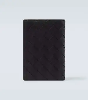 Bottega Veneta Intrecciato Leather Wallet - Black