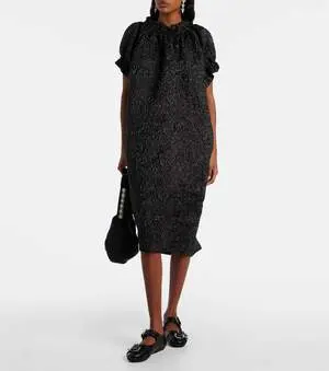 Simone Rocha Gathered Midi Dress