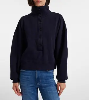Citizens Of Humanity Cotton Fleece Sweatshirt - Blue