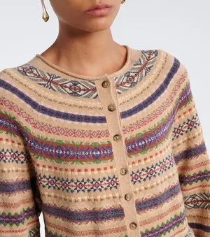 Polo Ralph Lauren Fair Isle Wool-blend Cardigan - Multicoloured