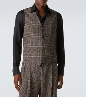 Dolce & Gabbana Checked Single-breasted Vest