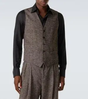 Dolce & Gabbana Checked Single-breasted Vest