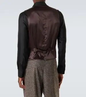Dolce & Gabbana Checked Single-breasted Vest