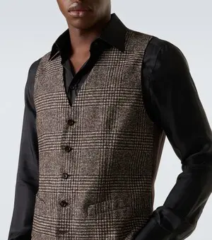 Dolce & Gabbana Checked Single-breasted Vest