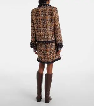 Etro Paisley Tweed Blazer