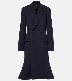 Balenciaga Notched Lapel Coats For Women