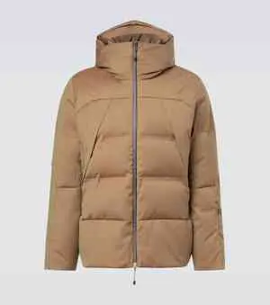 Sease Nordend Wool-blend Down Jacket - Brown