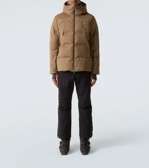 Sease Nordend Wool-blend Down Jacket - Brown
