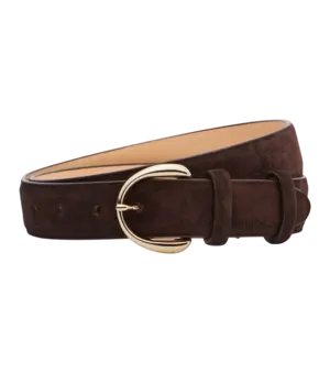 Magda Butrym Suede Belt - Brown