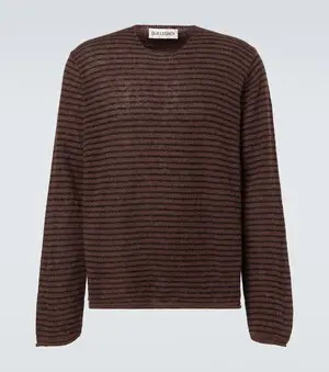 Our Legacy Rigid Popover Alpaca-blend Sweater - Multicoloured