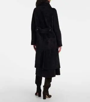 YVES SALOMON Double-breasted Shearling Coat