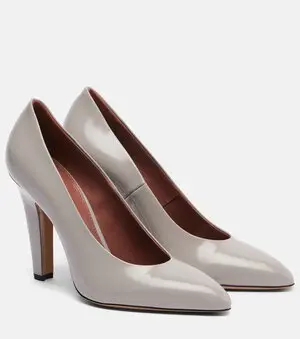 Paris Texas Elsa 100 Leather Pumps Grey