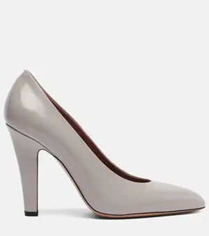Paris Texas Elsa 100 Leather Pumps - Grey