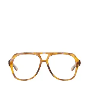 Chloé Oversized Aviator Glasses - Brown