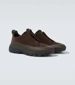 Zegna Triple Stitch Monte Suede Sneakers