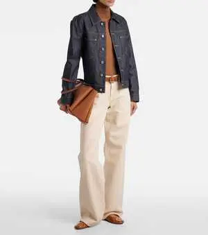 Tory Burch Reva Leather Ballet Flats - Brown