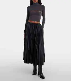 Alaïa Cropped Cutout Top