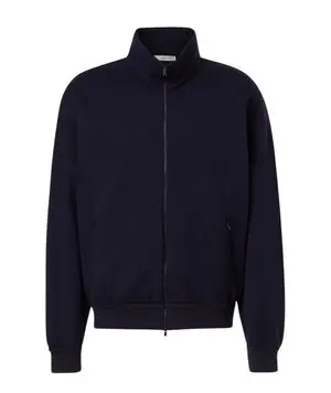THE ROW Cashmere And Cotton Bomber Jacket - Blue