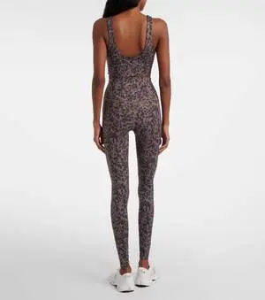 Varley Cori Cheetah-print Sports Bra - Brown