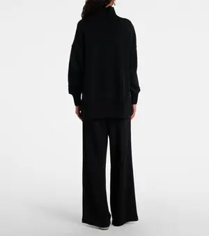 Varley Barker Jersey Turtleneck Sweater - Black