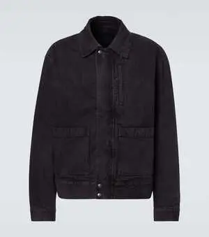 Dries Van Noten Denim Bomber Jacket