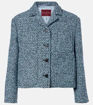 Gucci Women's Cropped Bouclé-Tweed Jackets