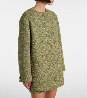 Gucci Cotton And Wool-blend Bouclé Coat