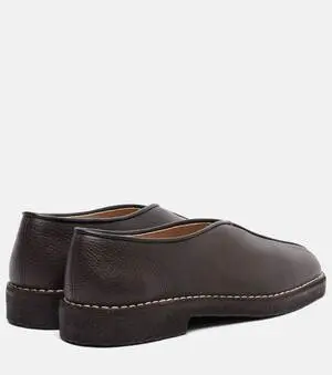 LEMAIRE Piped Leather Loafers