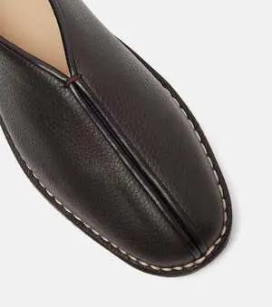 LEMAIRE Piped Leather Loafers