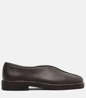 LEMAIRE Piped Leather Loafers