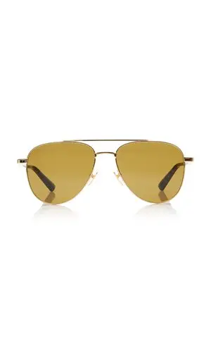 Gucci Aviator-frame Sunglasses - Gold