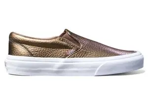 VANS Classic Slip-on Metallic Leather - Brown/saddle