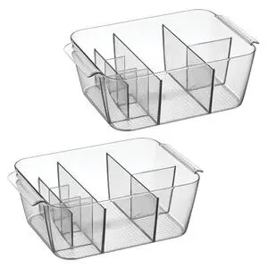 IDESIGN 8-section Makeup Organizer - One-color